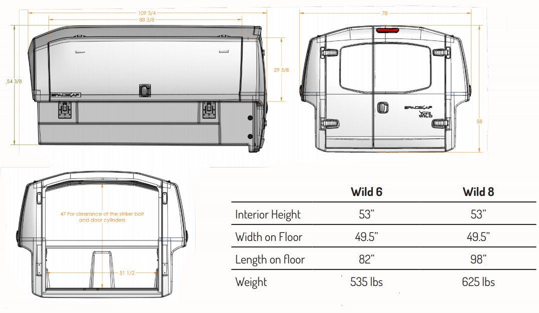 Spacekap Wild – Fleetwest Transferable Truck Bodies